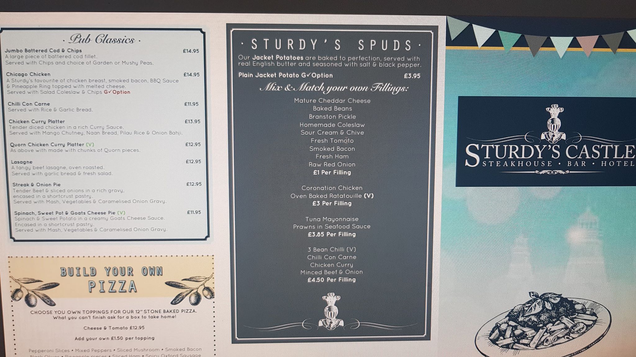 Sturdy's Castle Aka The Spud Pub - The Family Ticket